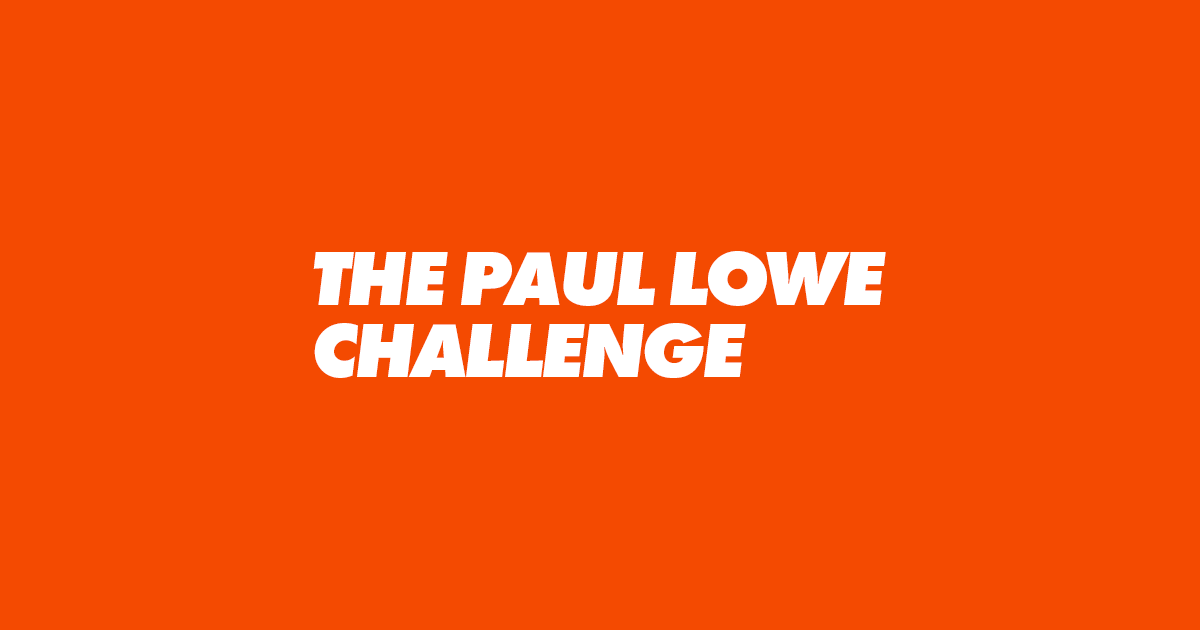 The Paul Lowe Challenge